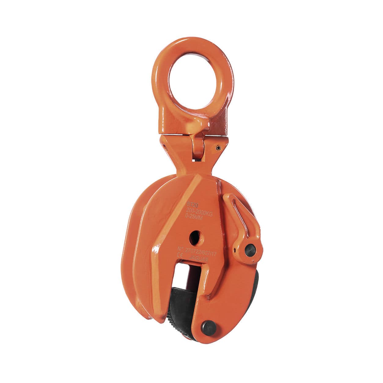 Steel plate lifting clamp - BT series - INDUSTRIAS JAGUAR S.A. - vertical