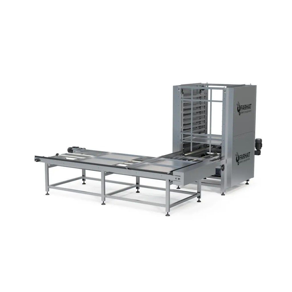 Tray loading system - Farhat Bakery Equipment - automated / for the food industry