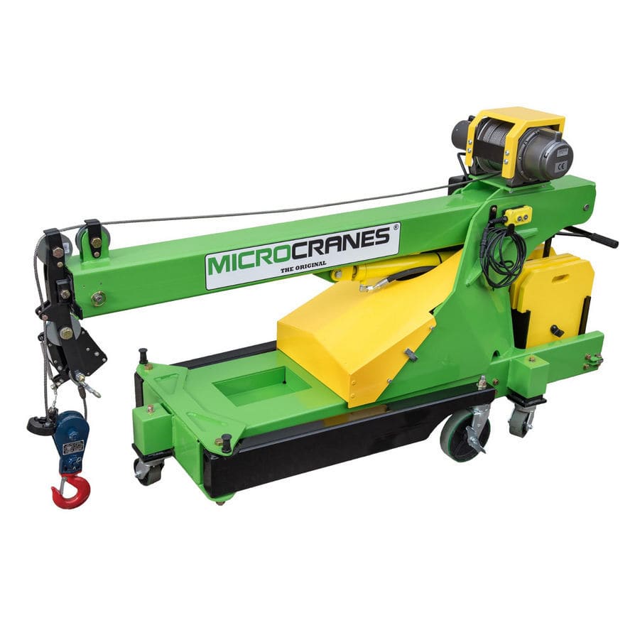 Pick-and-carry mini crane - Microcranes® M1 - Microcranes, Inc ...