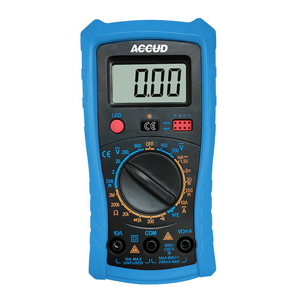 Digital multimeter - DMT600 - Accud Co. Ltd - portable / 600 V / cat III
