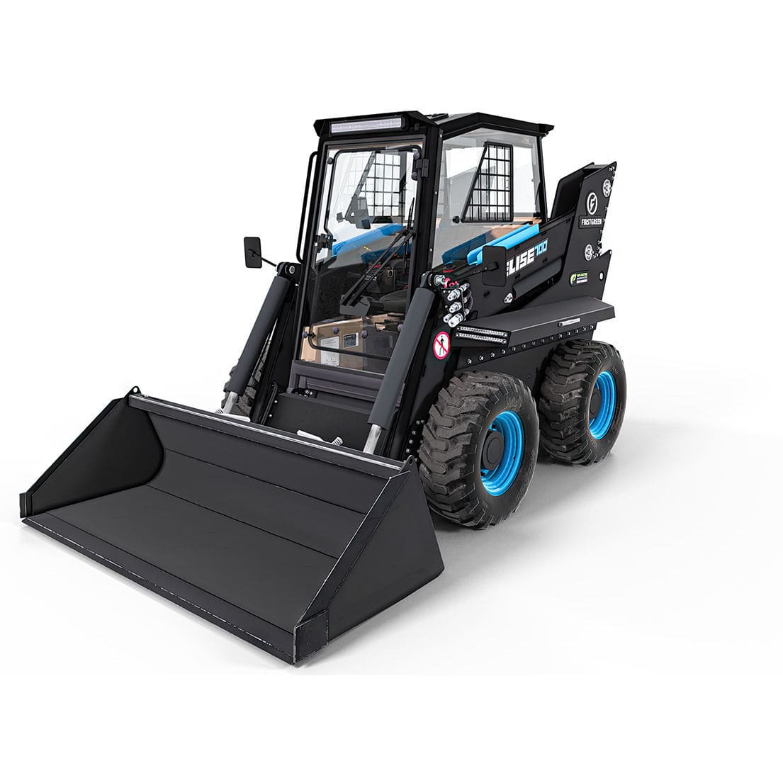 Battery-powered skid steer loader - Elise 700 - First Green Industries ...
