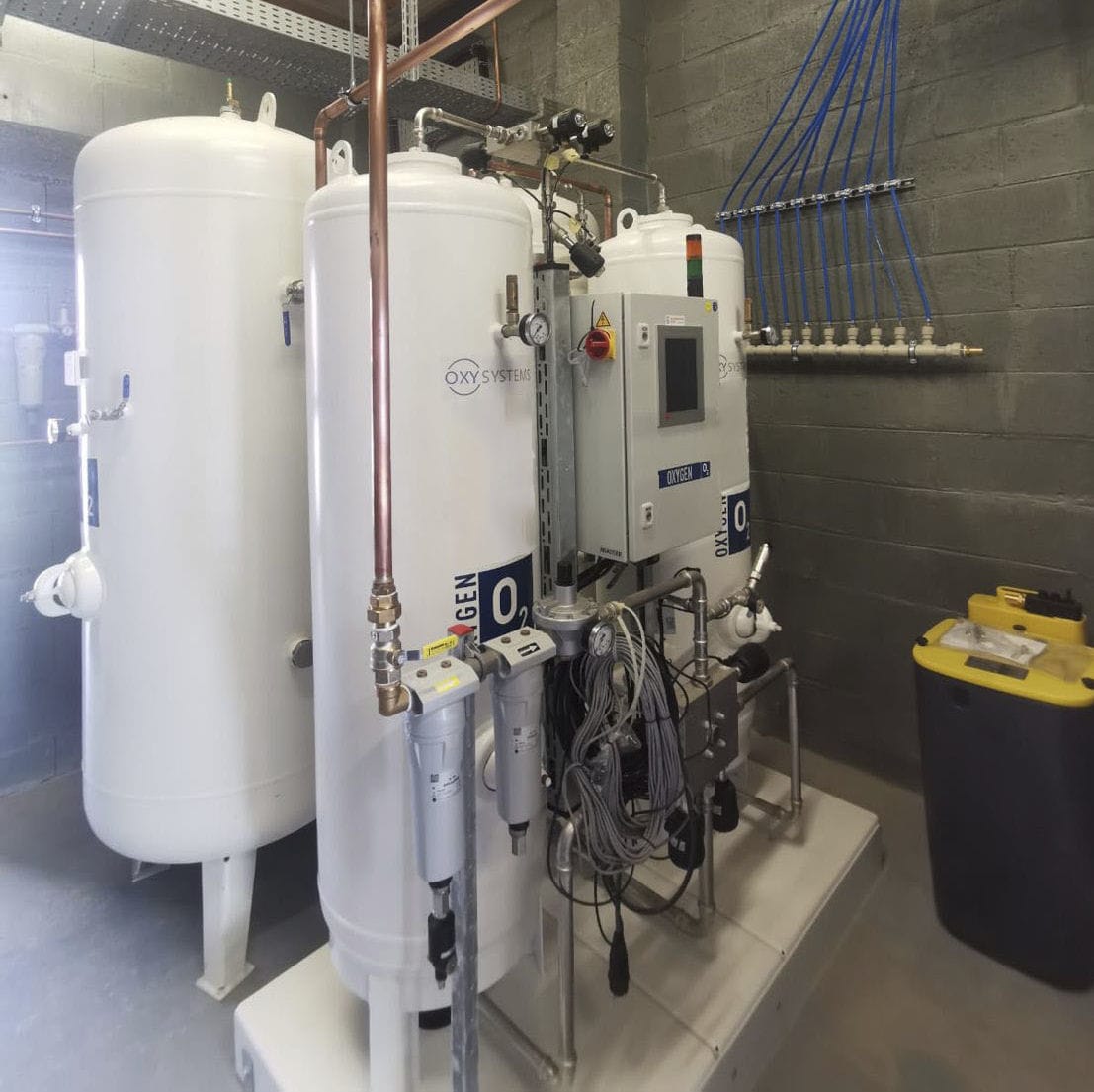 PSA oxygen gas generator - Oxysystems Limited - pure / medical / process