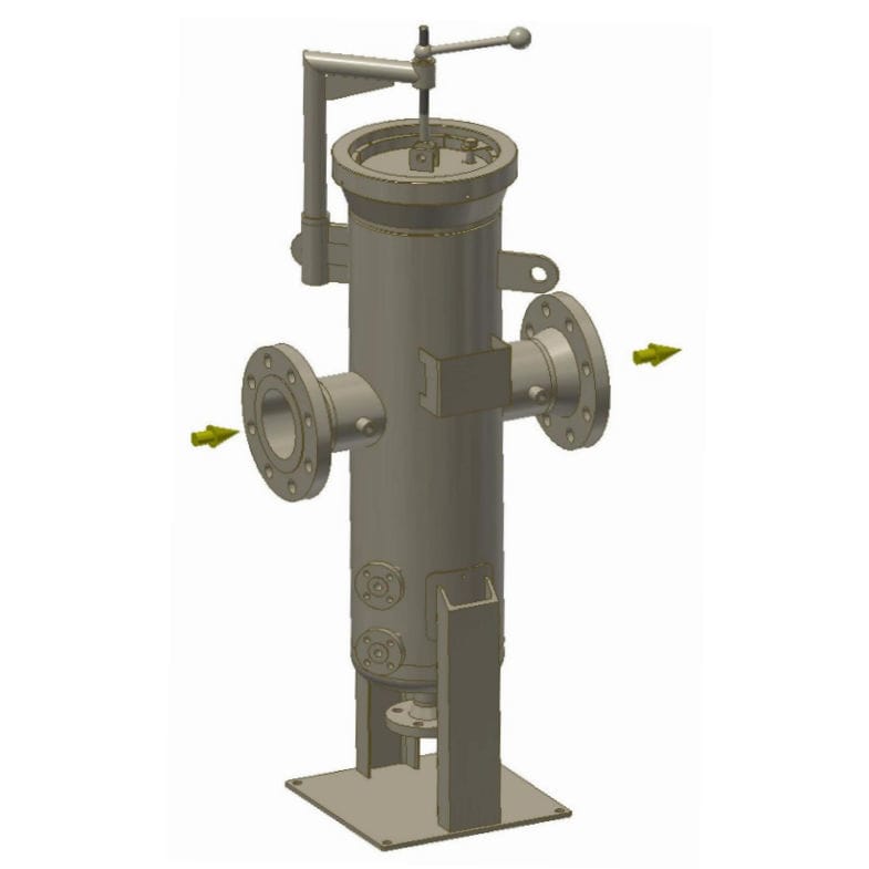 Liquids separator - HFAZ - Heat Group - particle / gas / cyclone