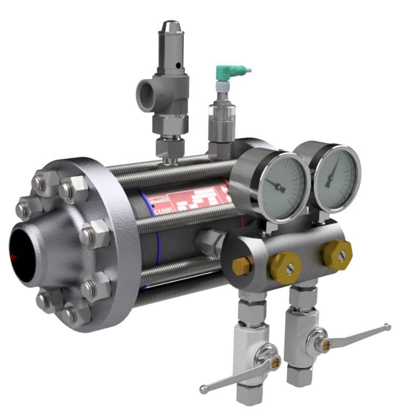 Hot water safety valve - SV 422 - Heat Group - stainless steel / EPDM ...