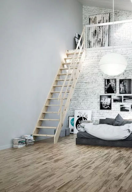 Straight staircase - NORMANDIE - Dolle - metal