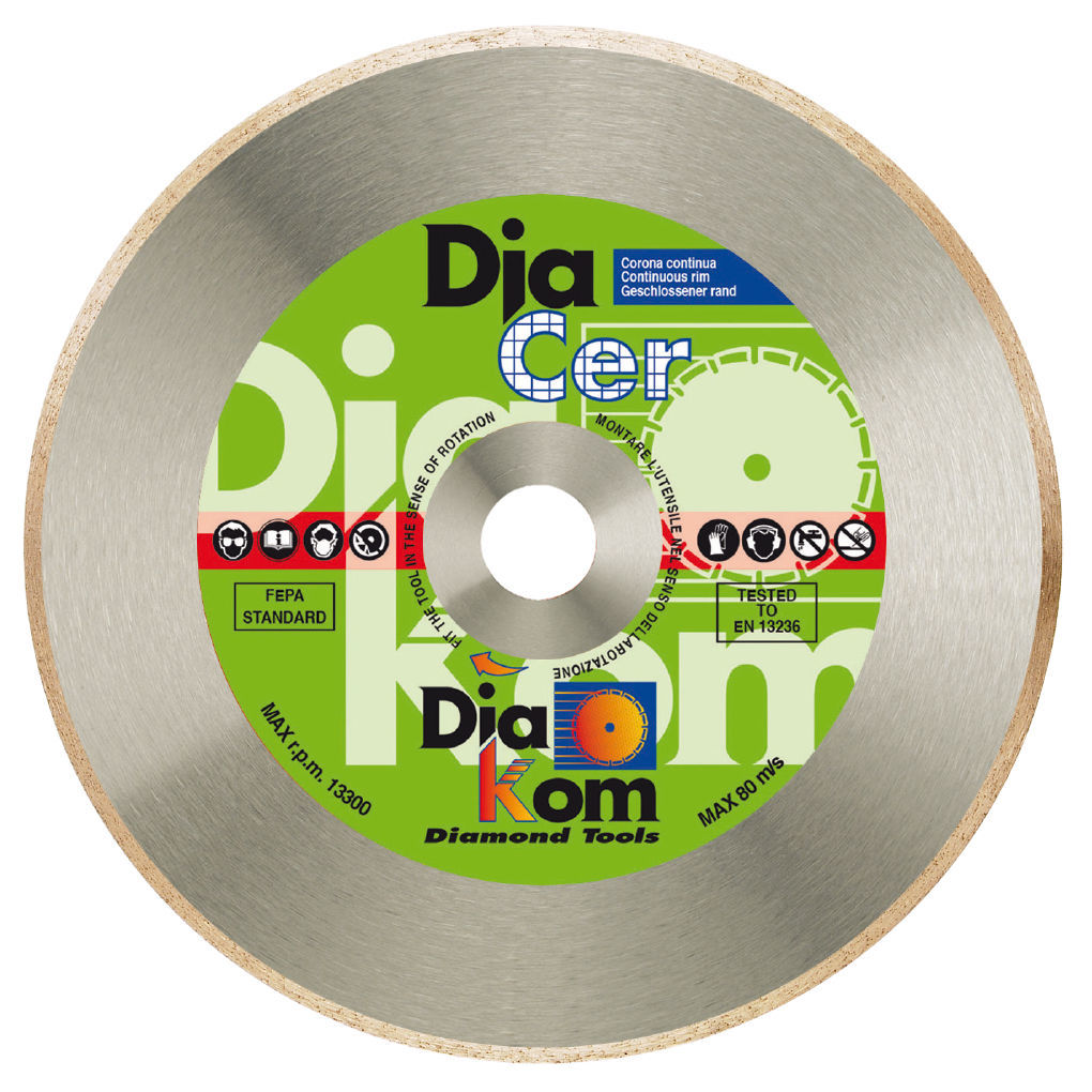 Metal cutting disc - 310C series - DIAKOM - diamond-coated