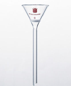 Glass funnel - F650010C - Synthware glass - filter