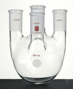 Round-bottom flask - F21585L - Synthware glass - glass / for laboratory