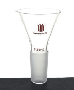 Glass funnel - F188100 - Synthware glass - for powders
