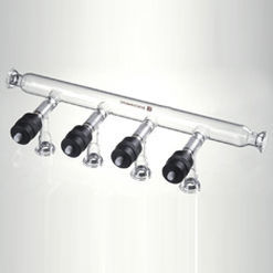 Multi-channel manifold - M311508 - Synthware glass - glass / vacuum