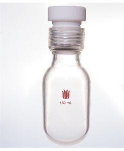 Thread vessel - P170006D - Synthware glass - glass / pressure / laboratory