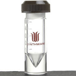 Vial with flat-bottom - V131008 - Synthware glass - conical bottom ...