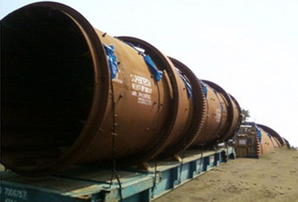 Rotary drum dryer - SUPERTECH INTERNATIONAL PVT LTD - rotary