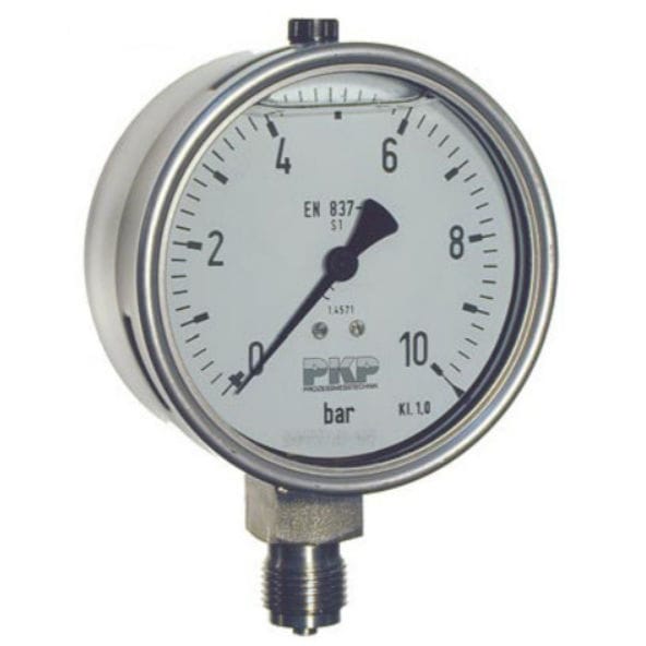 Dial pressure gauge - PMR04 - PKP PROZESSMESSTECHNIK GMBH - threaded ...
