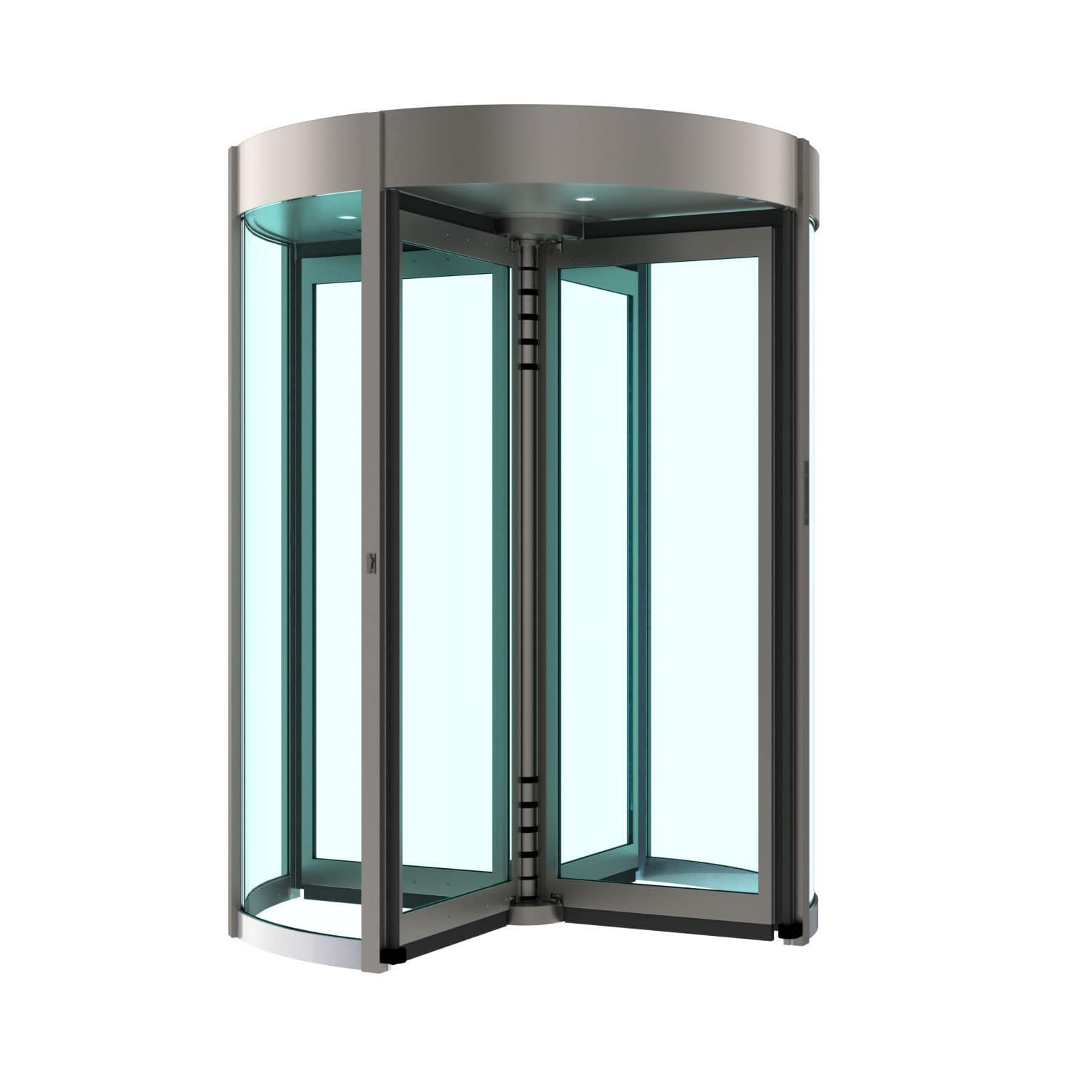 Rotating door - GLASS ROLL - Saima Sicurezza SpA - folding / stainless ...