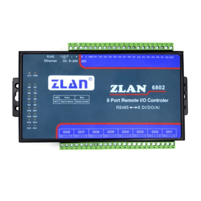 Digital I/O module - ZLAN6802 - Shanghai ZLAN Information Technology Co.,Ltd - analog / Ethernet ...