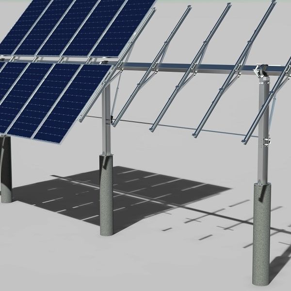 Single-axis solar tracker - xmimetaenergy - fixed
