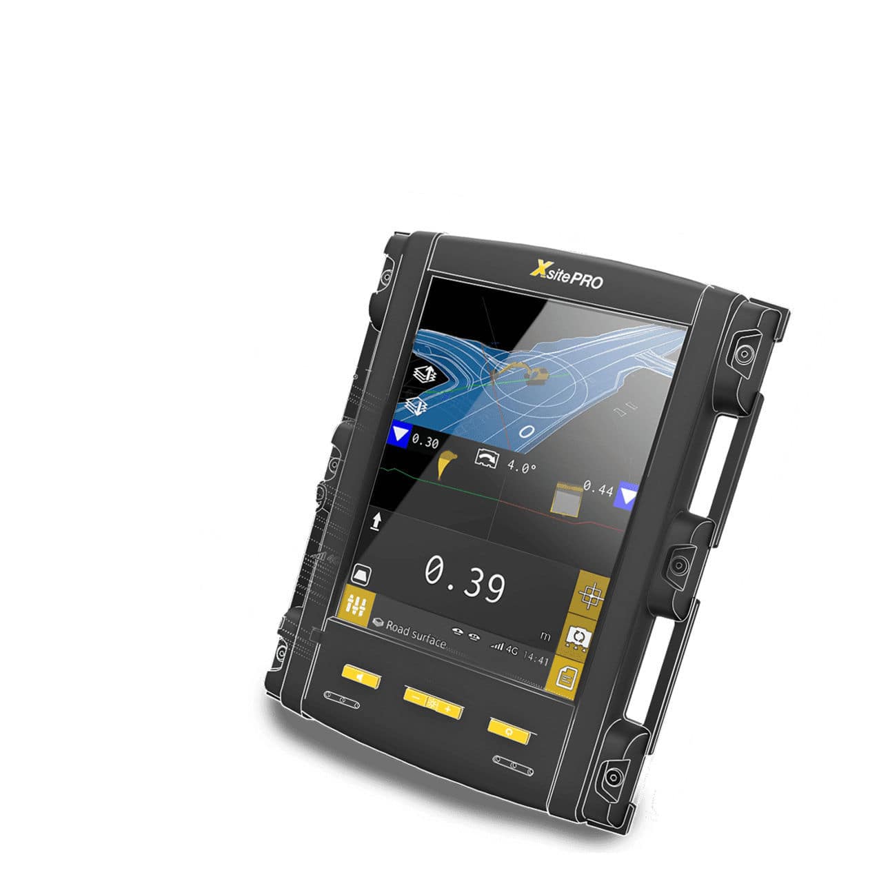 Excavator control system - XSITE PRO 3D - MOBA Mobile Automation AG - 3D