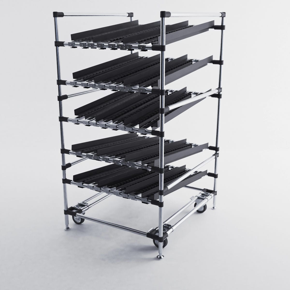 Storage warehouse rack - LOG-0304 - OPEX FACTORY - tubular / mobile ...