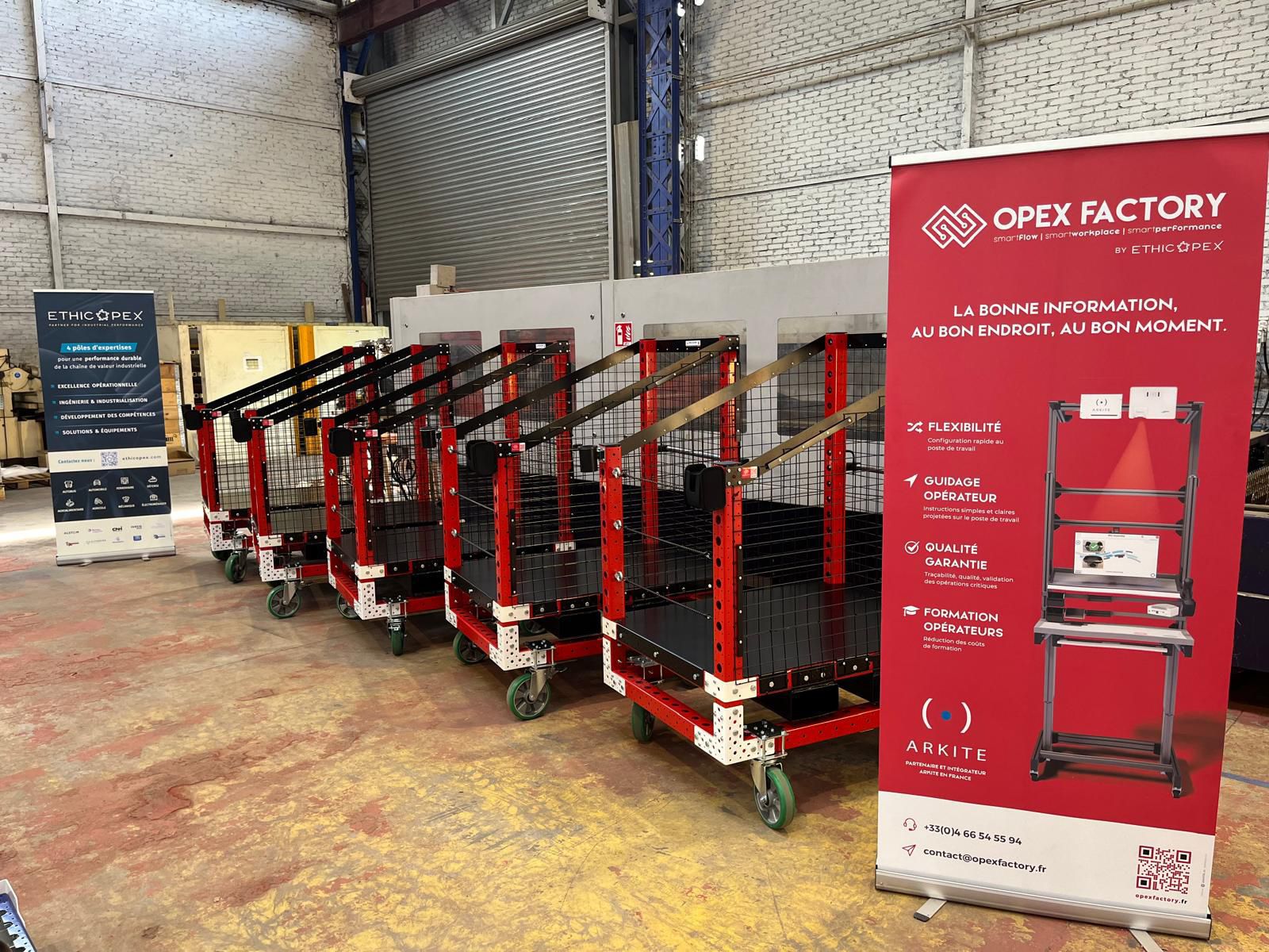 Order-picking cart - OPEX FACTORY - metal