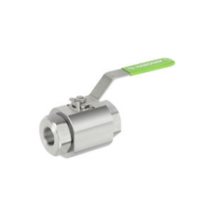 Floating ball valve - 24 - HABONIM - lever / 3-piece / instrumentation