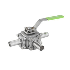 Floating ball valve - 61 - HABONIM - lever / 3-way