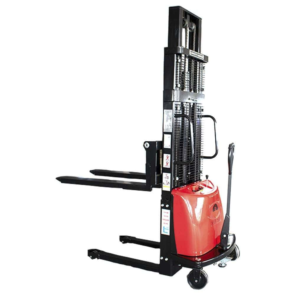 Semi-electric stacker truck - BDS10-35 - SANTSAI MACHIENRY - walk ...