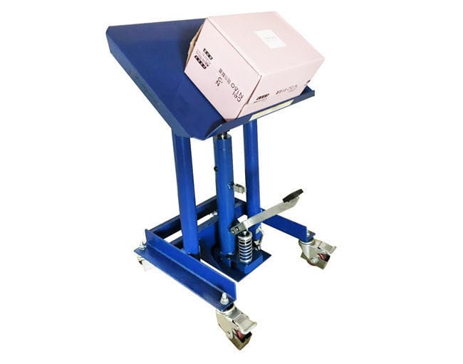 Column type lift table - TT - SANTSAI MACHIENRY - manual / stationary ...