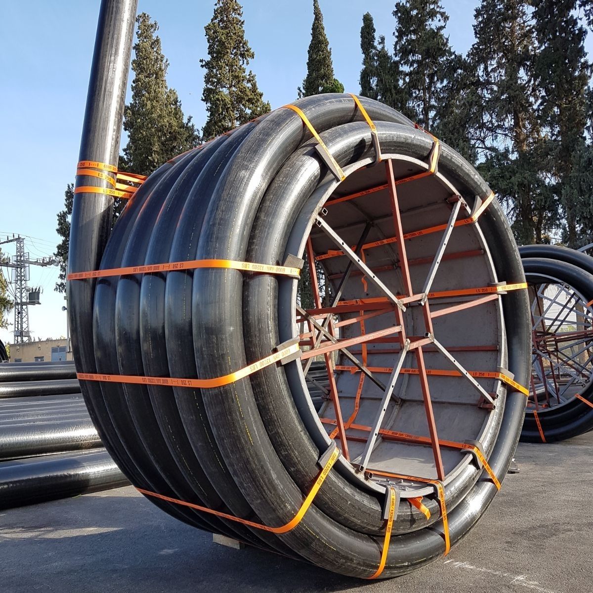 PE-X sewer pipe - LOCS - drainage / industrial waste