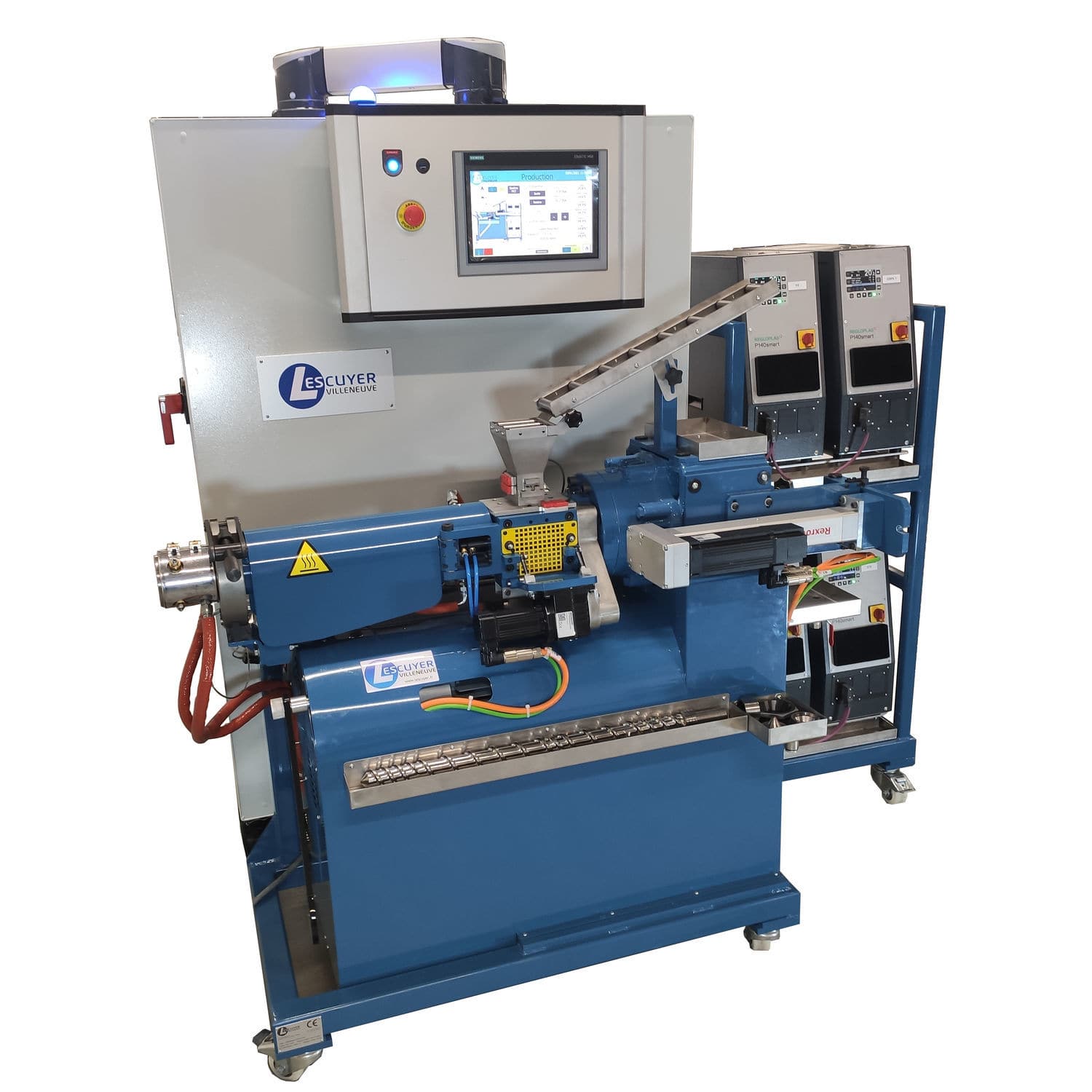 Single screw extruder - Lescuyer Villeneuve - for rubber / laboratory