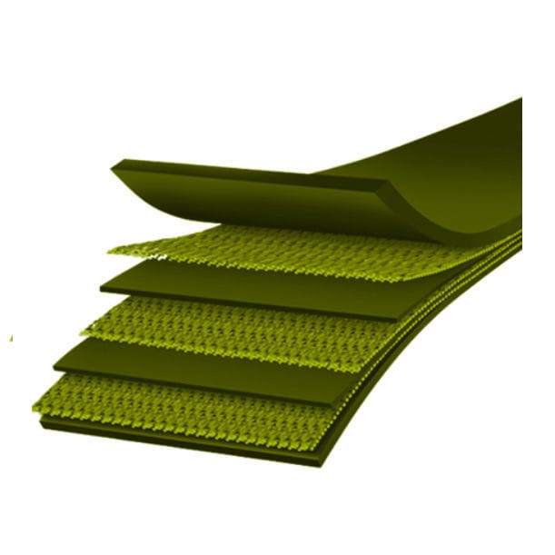 Textile conveyor belt - MAINSK - rubber / industrial / rubber-covered