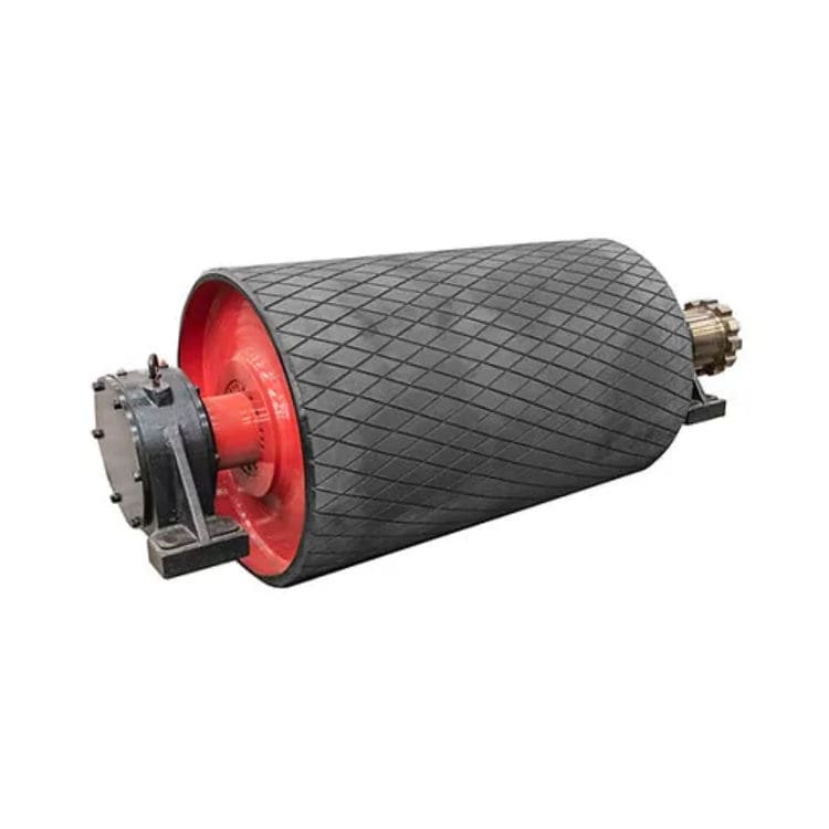 Motor pulley - MAINSK - for belt conveyors / adjustable