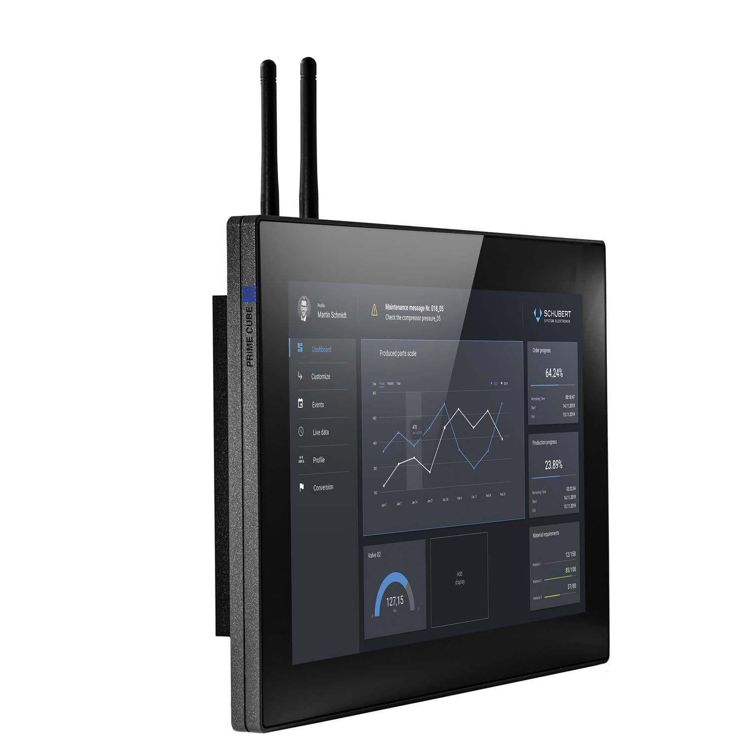 LCD panel PC - Prime Panel Pico Attachment - Schubert System Elektronik ...