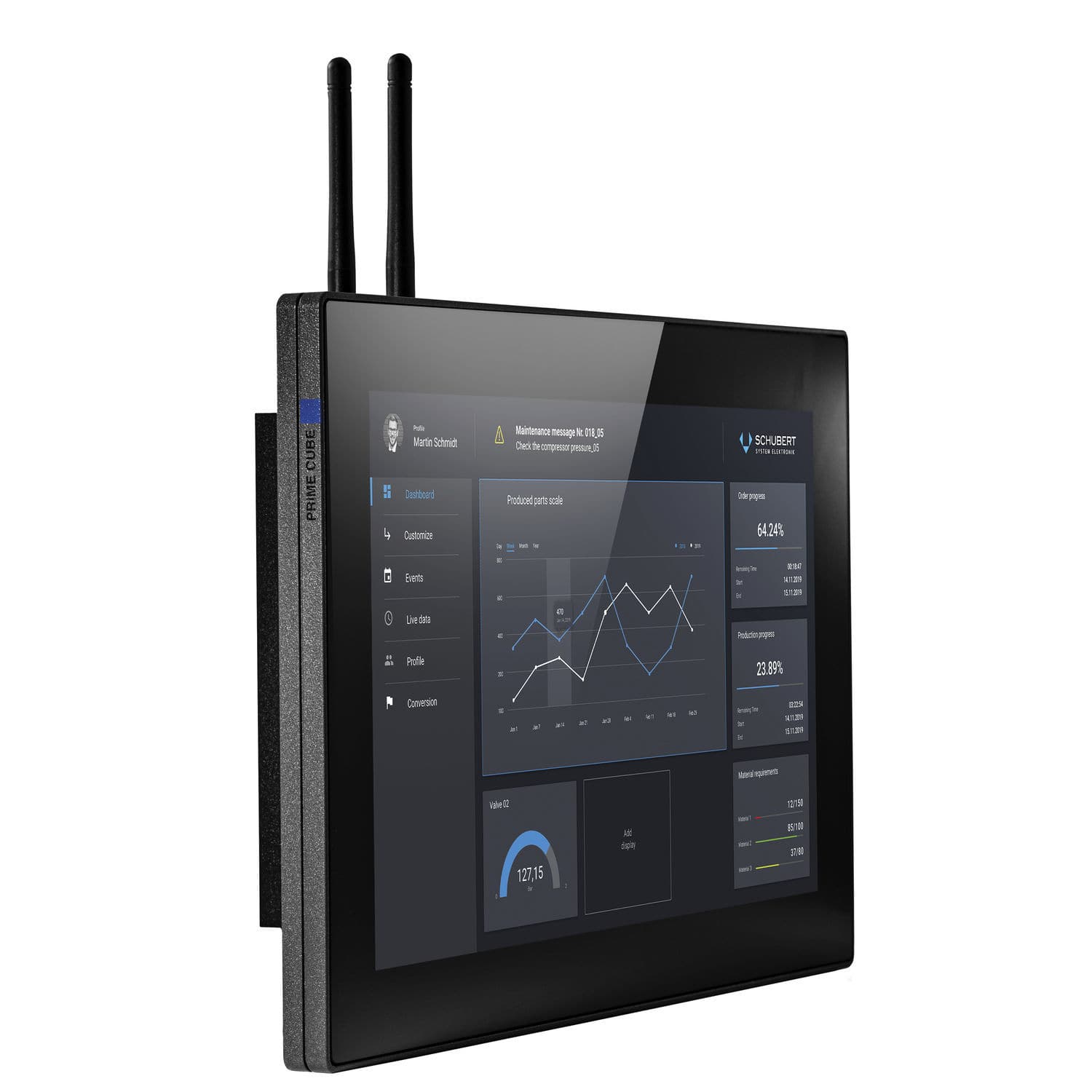 LCD panel PC - Prime Panel Performance Attachment - Schubert System ...