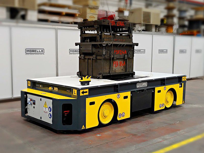 Handling transfer car - MORELLO USA - for heavy loads / battery-powered