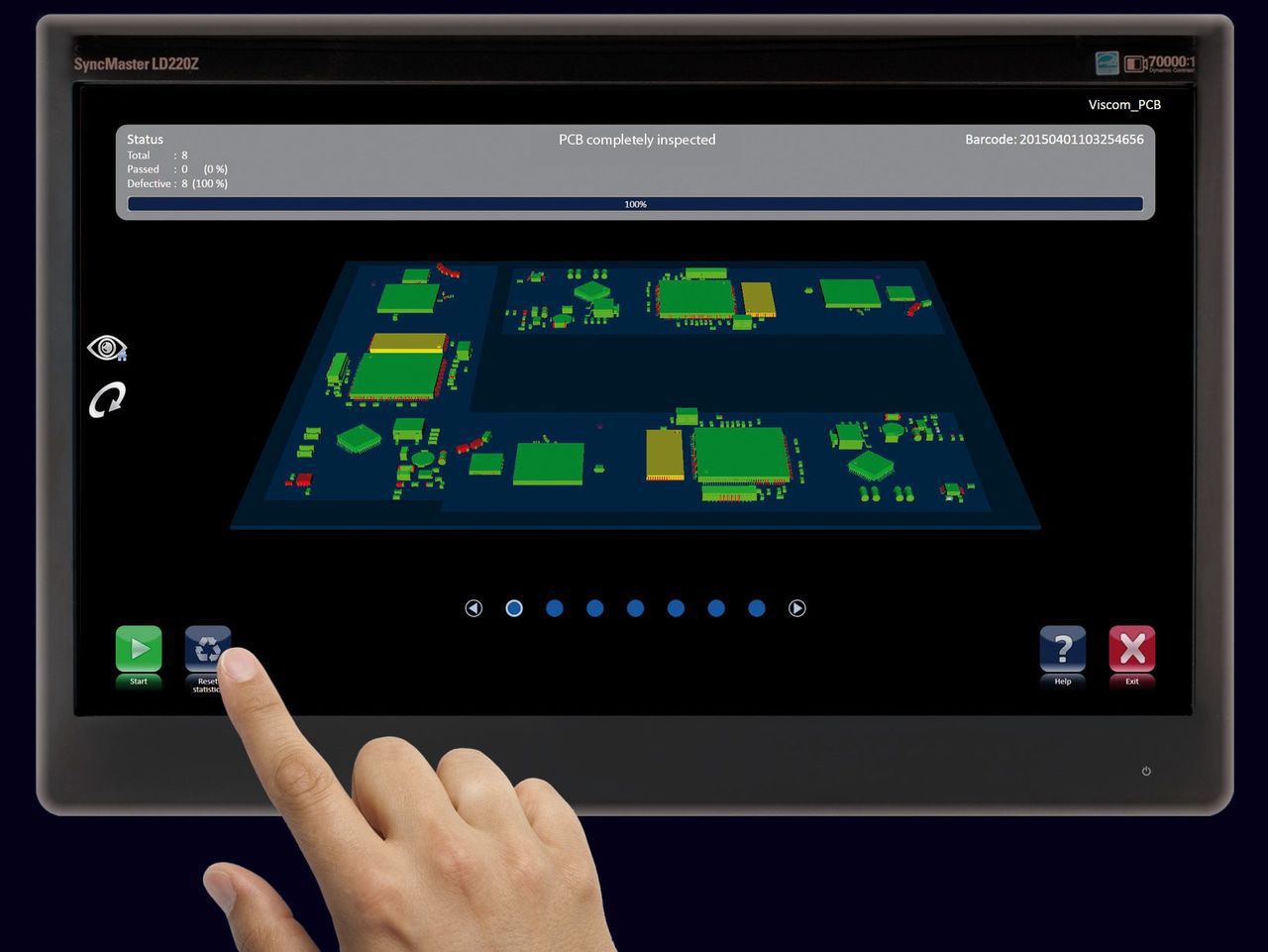Interface software - vVision - Viscom AG - monitoring / CAD / optimization