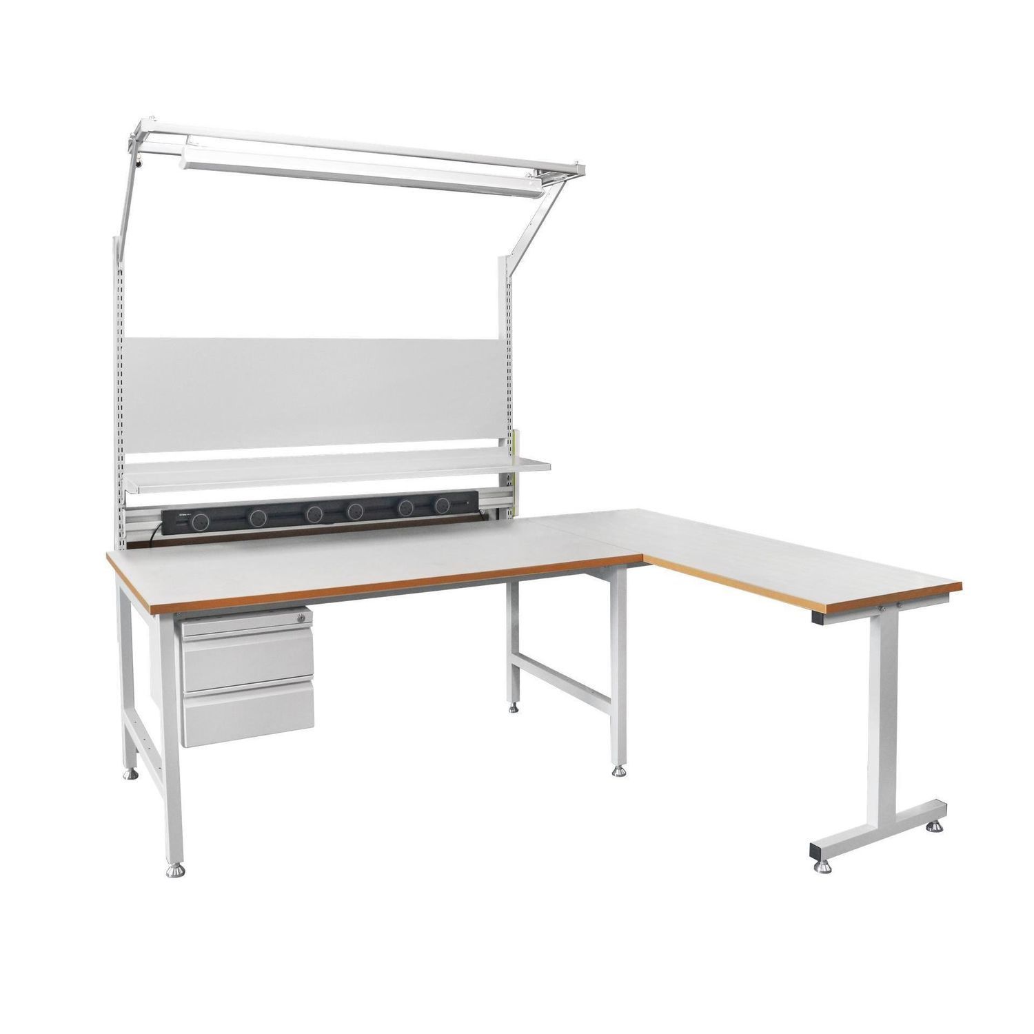 Plastic workbench - L-shaped-18390 - TPS Elektronik GmbH - assembly ...
