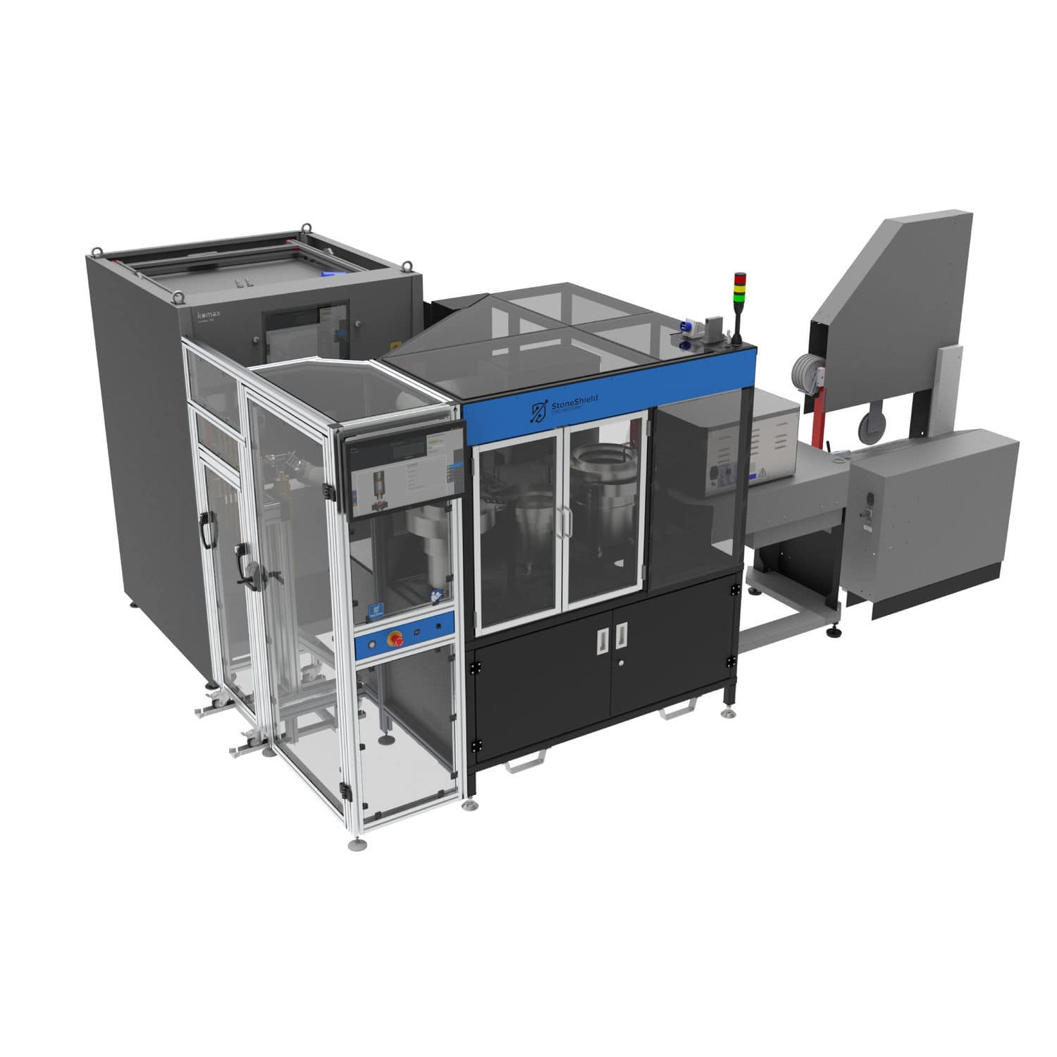 Robotic assembly line - HV-RoFAL - StoneShield - Engineering, LDA ...