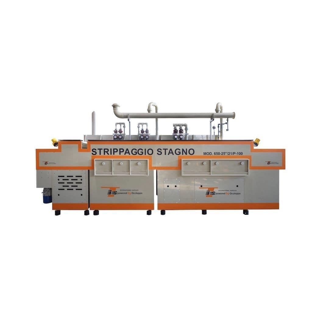 Wire stripping machine - PLURITEC SRL - chemical / electric