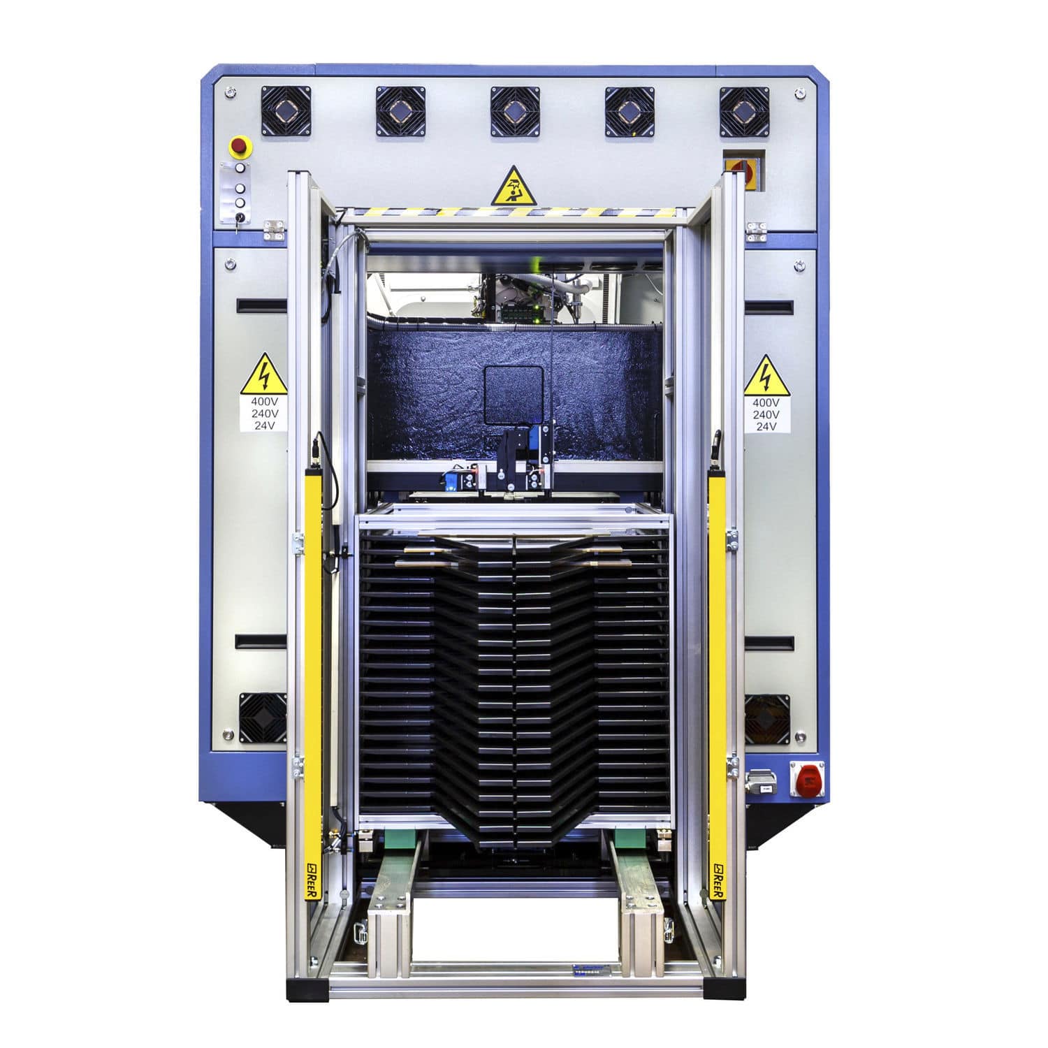 Panel loading and unloading system - PLURITEC SRL - for drilling ...