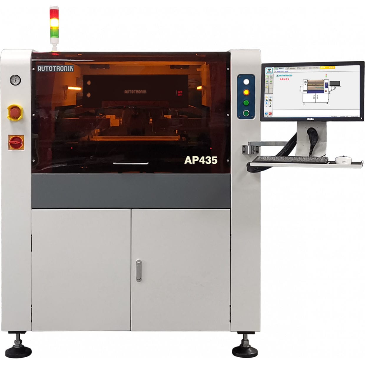 Automatic stencil printer - AP435 - AUTOTRONIK-SMT GmbH - solder paste ...