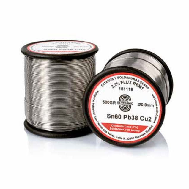 Tin alloy rod - Estaños y Soldaduras SENRA SLU - wire / weld-on