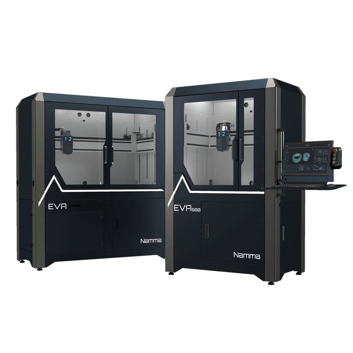Multi-process 3D printer - EVA Series - NAMMA - metal / ABS / PLA