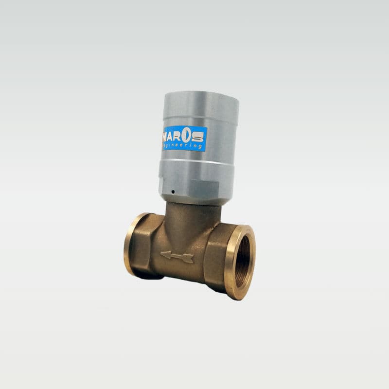 Piston valve - FLUXA OI - MAROS Engineering - pneumatically-operated ...