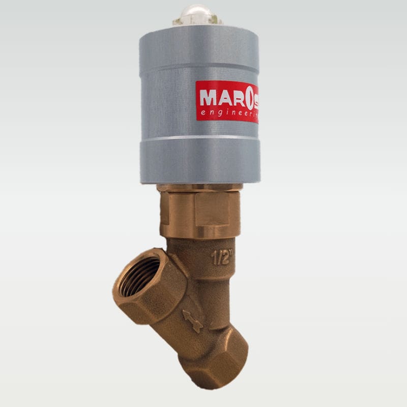 Piston valve - SRT - MAROS Engineering - pneumatically-operated / stop ...