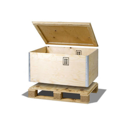 Wood pallet box - Logimarkt - storage / protection / safety