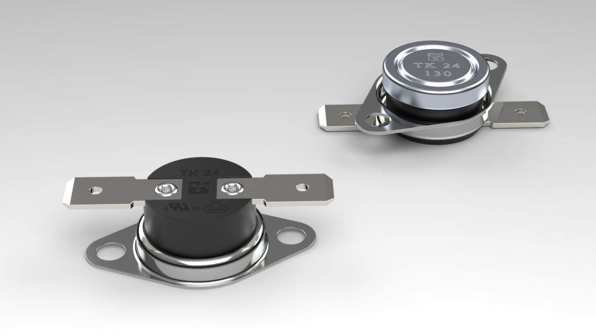 Bi-metal thermostat - TK24 series - Thermorex CJSC - NC / NO / flange