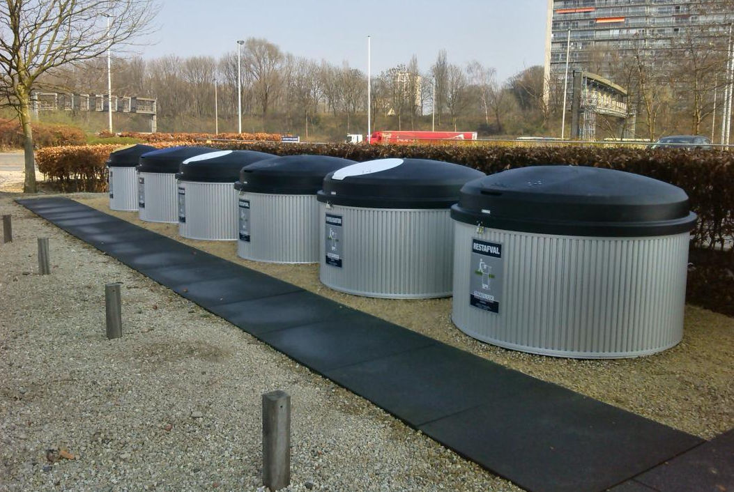 Aluminum waste container - ZBin series - TRAFLUX - for household waste