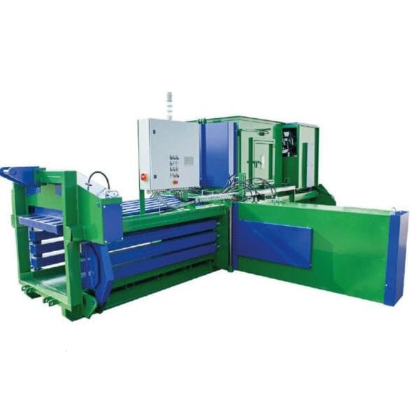 Cardboard baling press - ALTERVAL - for plastics / for waste / horizontal