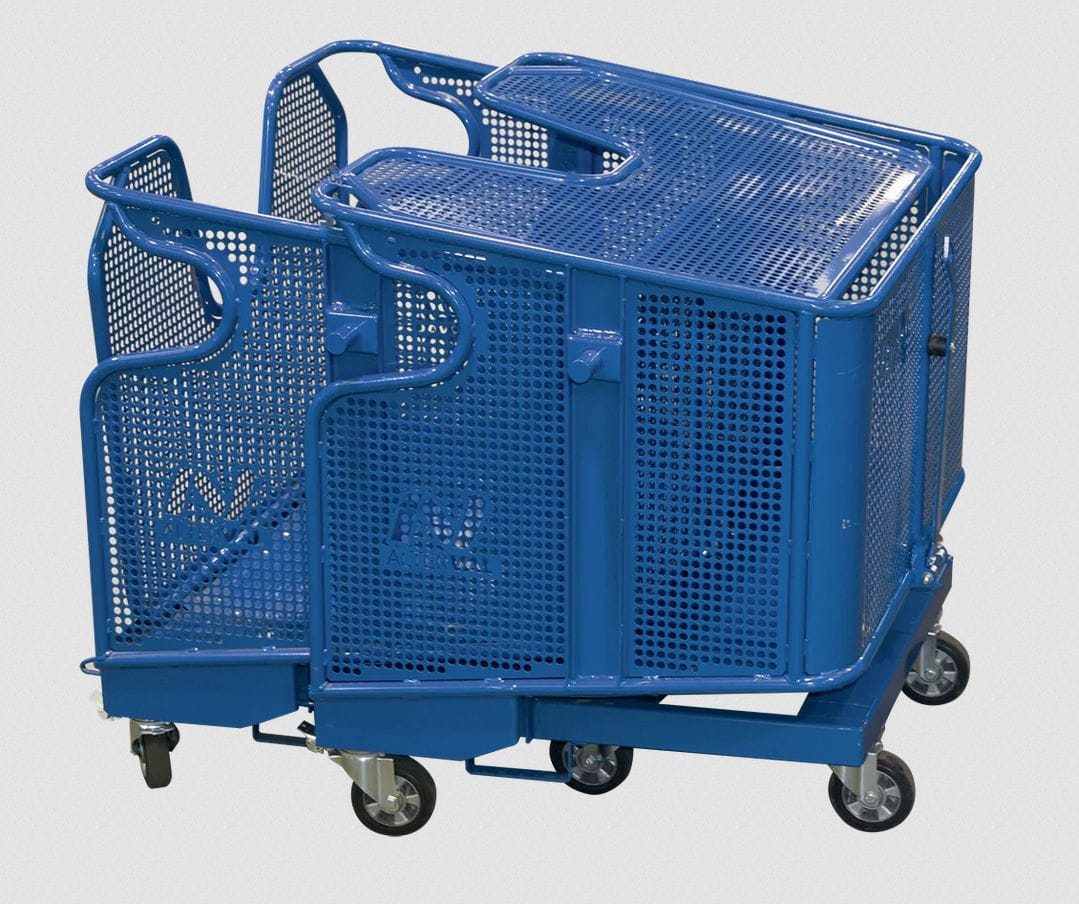Mail sorting and distribution trolley - BACKY® - ALTERVAL - steel ...